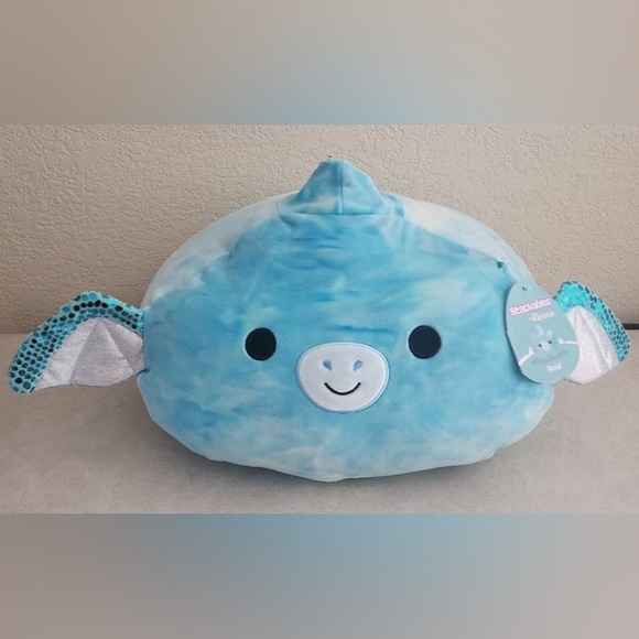 Squishmallows | Toys | Nwt 3 Reid The Blue Pterodactyl Stackable ...